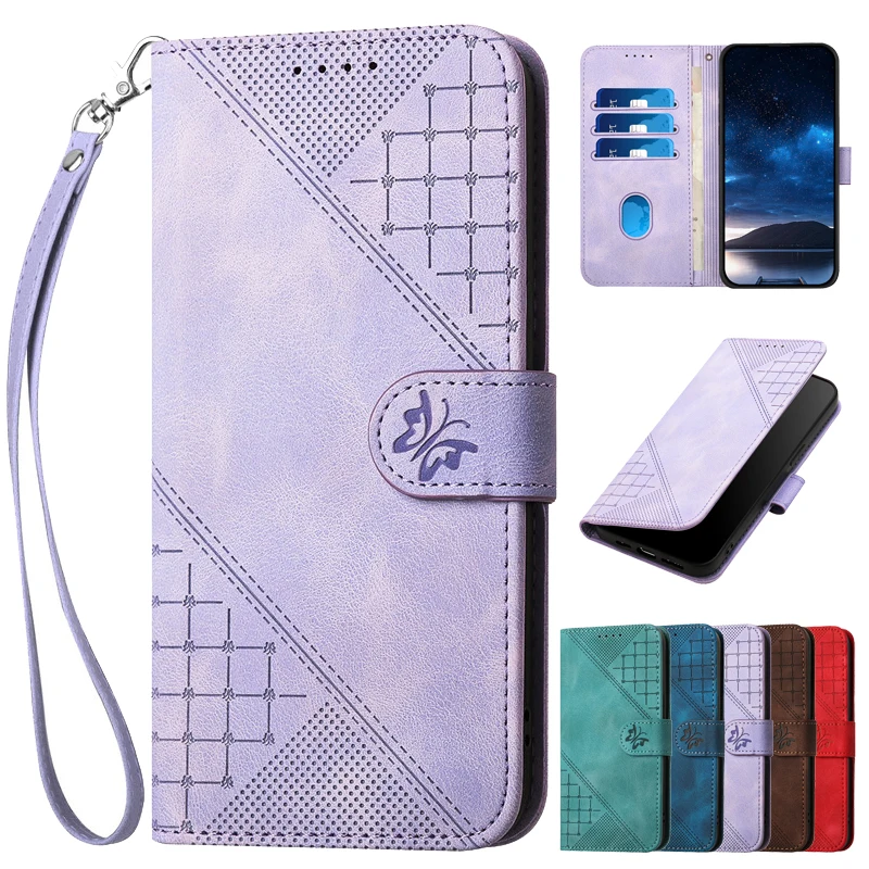 Floral Pattern Leather Phone Case with Wallet and Card Holder - Flip ...