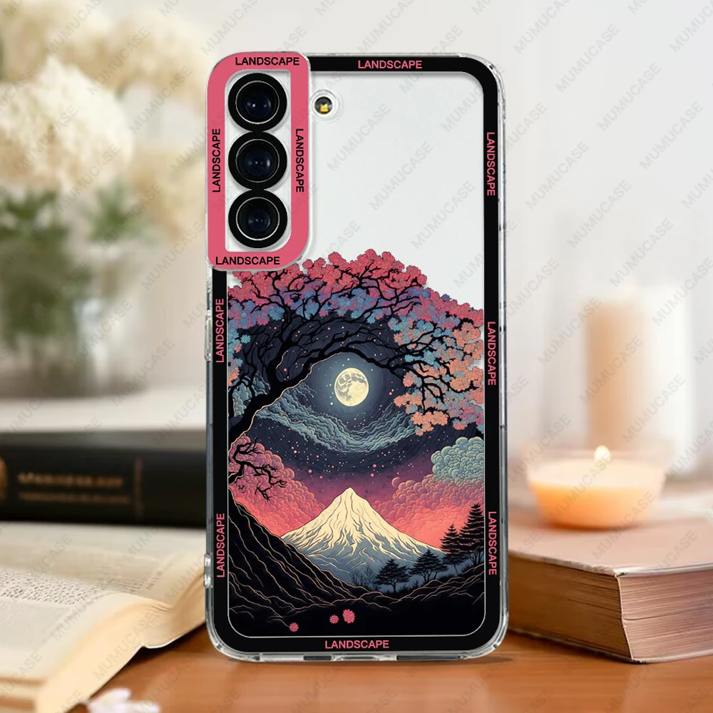 Japanese Landscape Art Soft Phone Case - Sleek Protection for Samsung ...