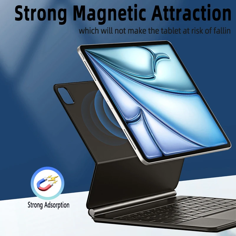 Premium Backlit Magic Keyboard with Magnetic Case - Multilingual Keypad ...