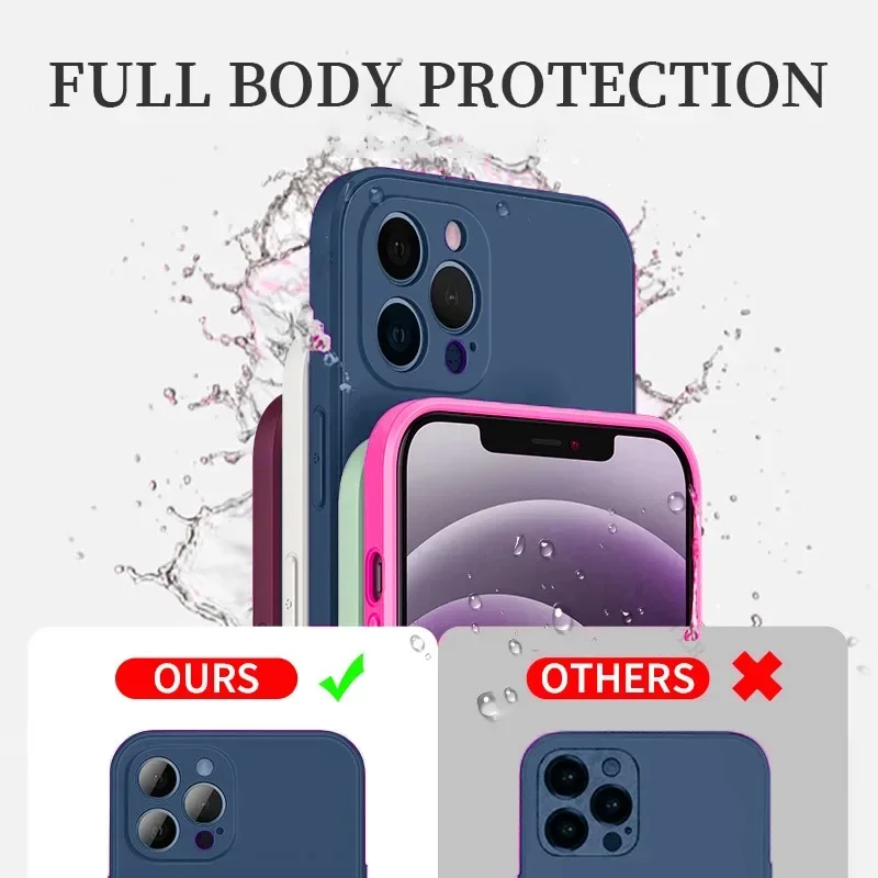 Premium Soft Brown Liquid Silicone Phone Case - Protective Candy Color ...