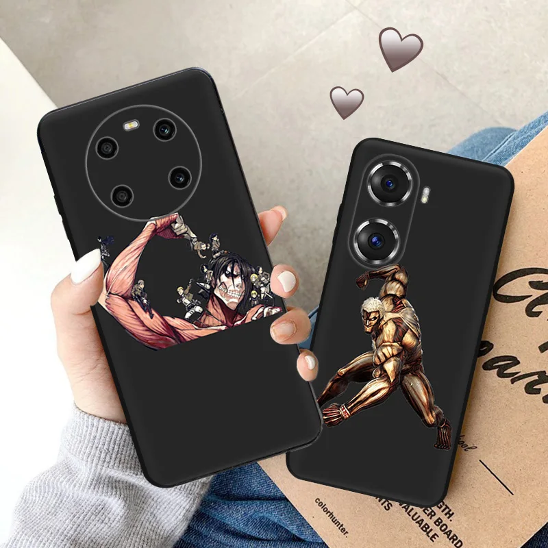 Stylish Anime Attack on Titan Soft Back Phone Case - Trendy Design ...