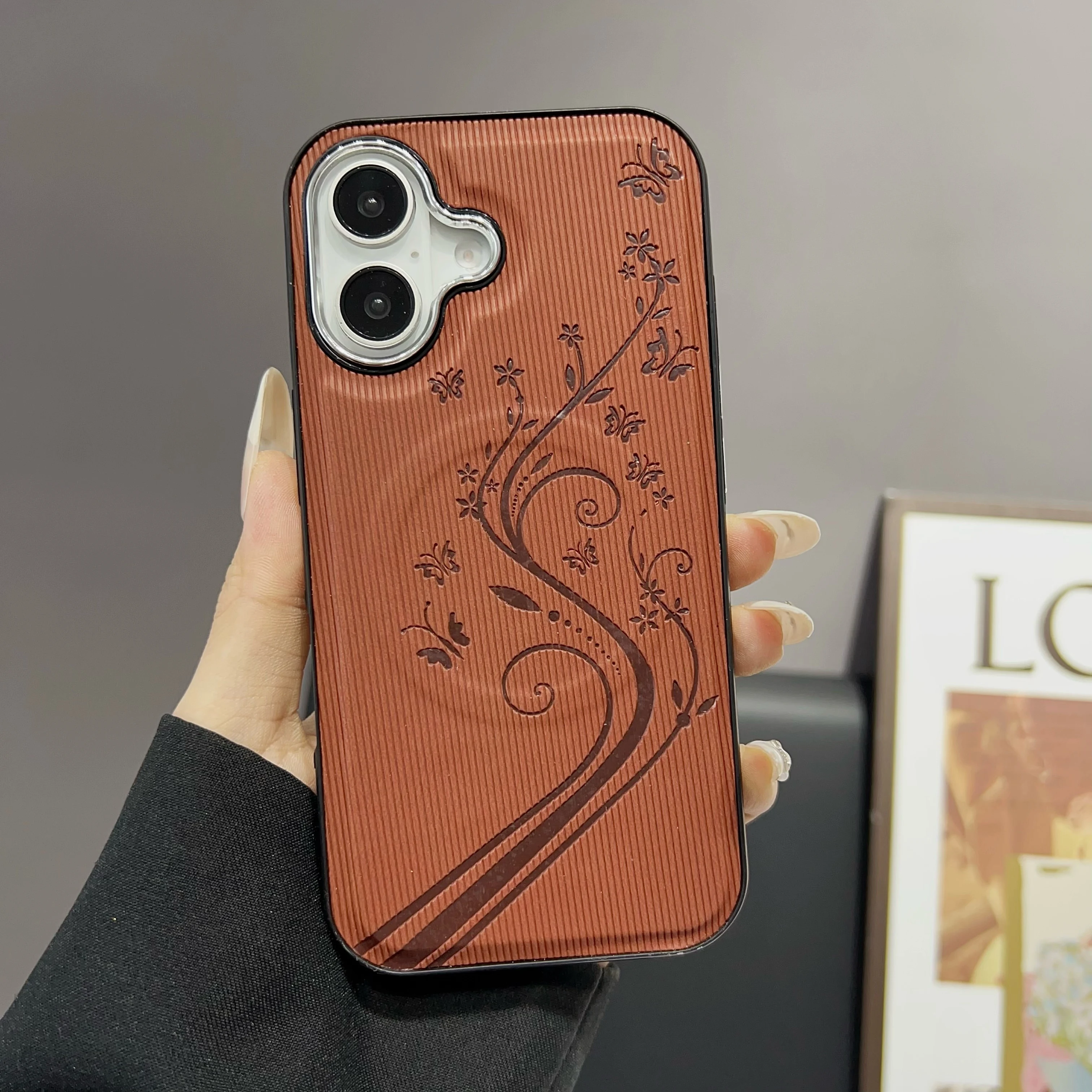 Luxury Magnetic Leather Anti-Drop and Shockproof Vertical Textile Phone ...