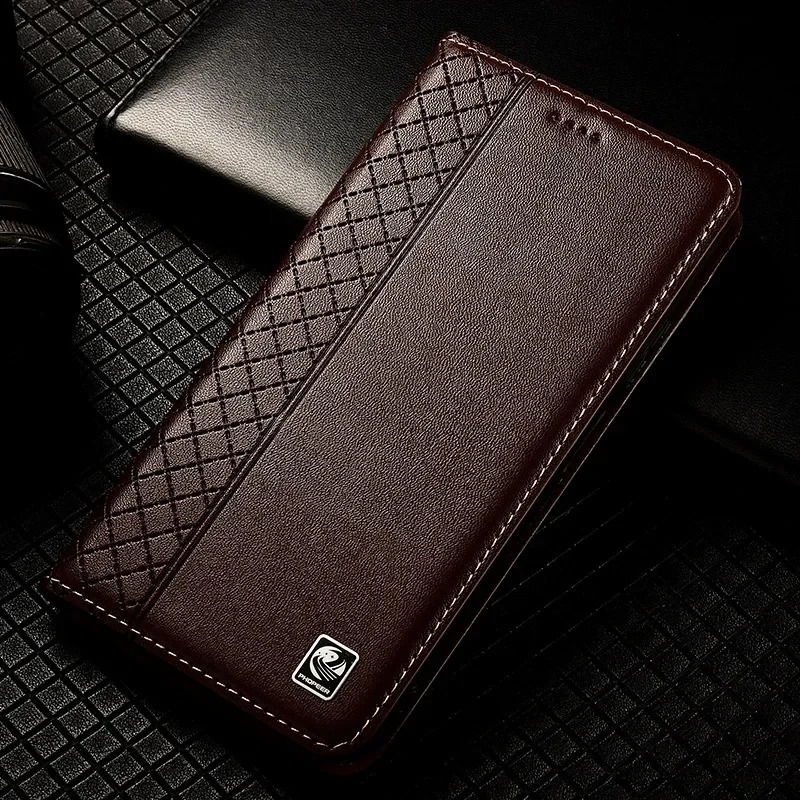 Premium Nappa Leather Flip Phone Case with Magnetic Holder for OnePlus ...