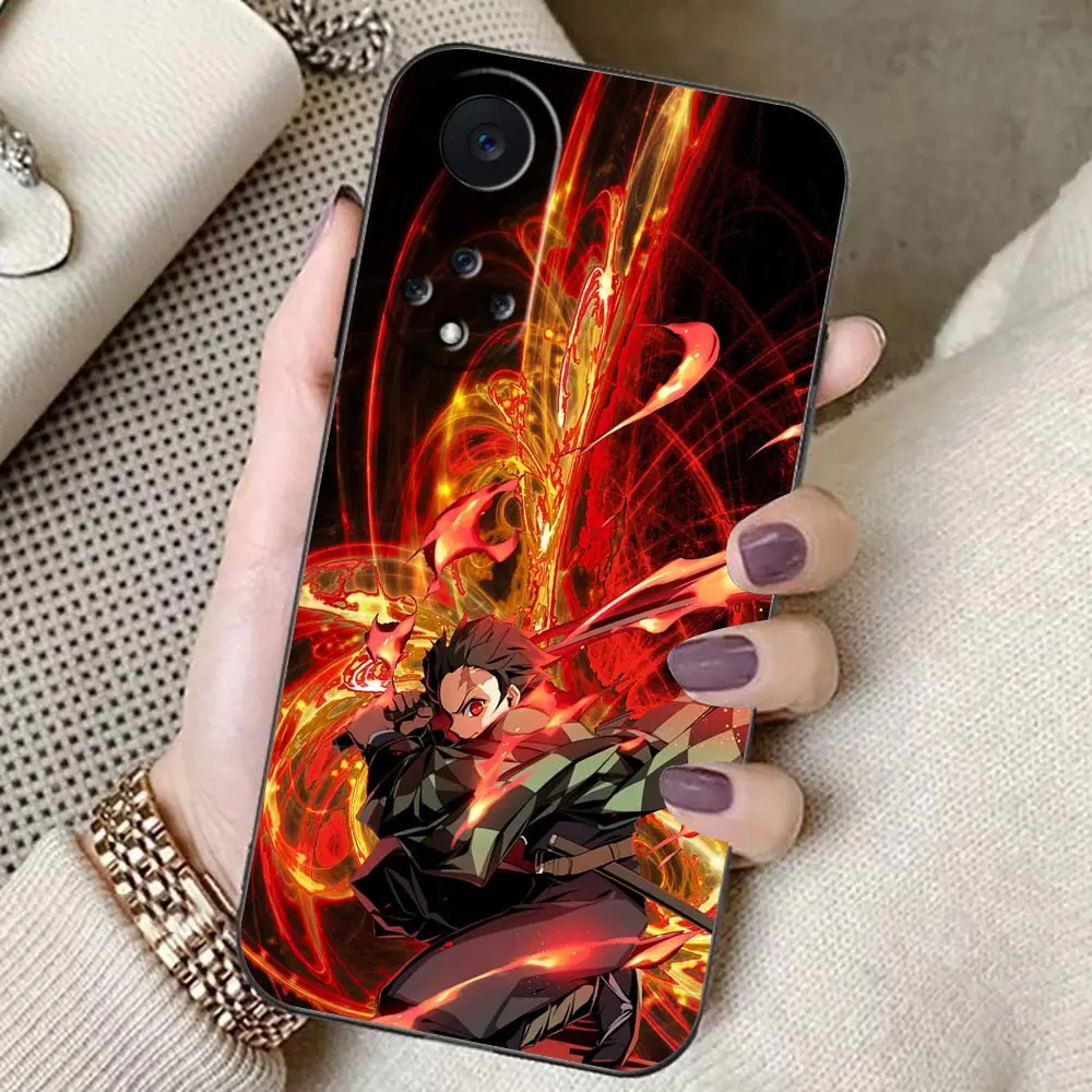 Anime Demon Slayer Tanjiro Phone Case Shell for Huawei NOVA 4 (B03)