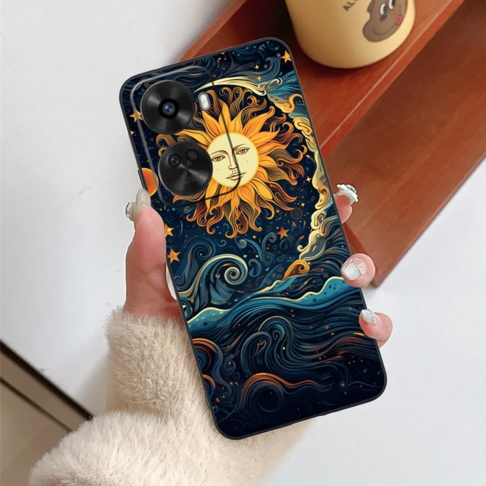 Astrology Divination Black Soft Phone Cover for Nova7 (Z9)