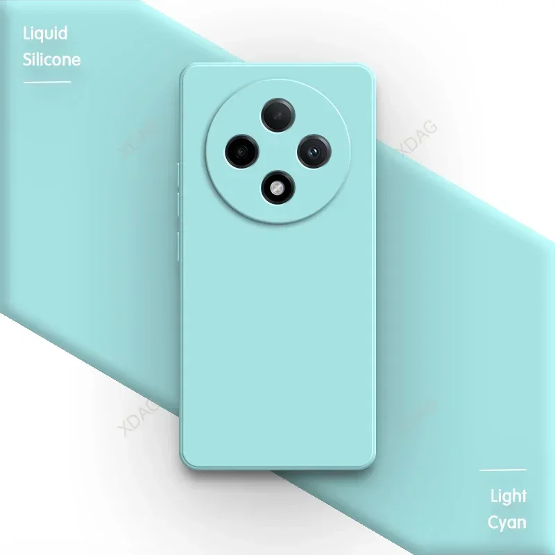 Premium Square Liquid Silicone Phone Case with Original Camera ...