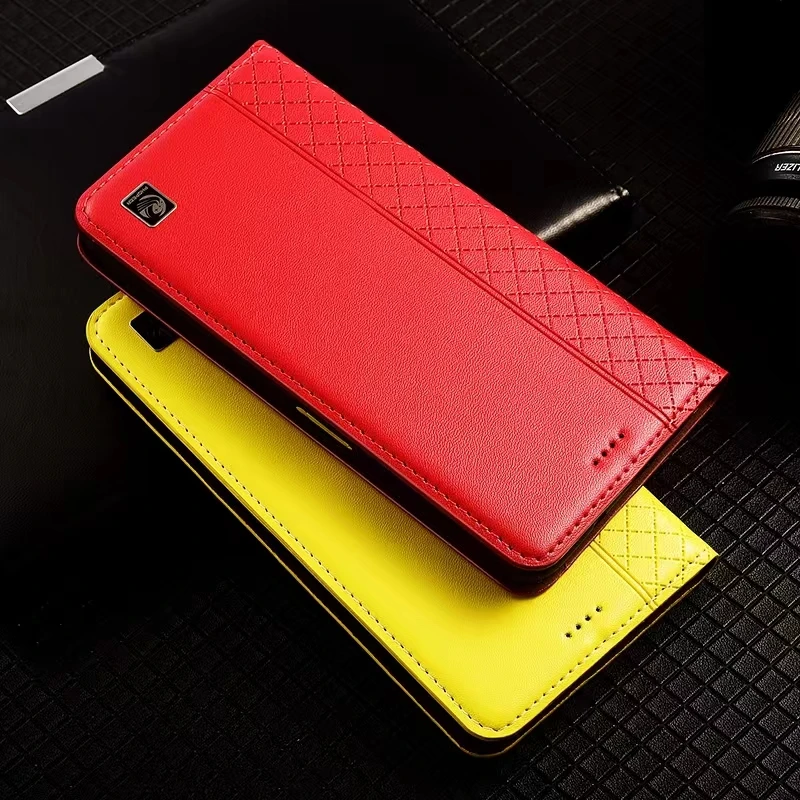 Elegant Nappa Genuine Leather Flip Phone Case – Premium Quality ...