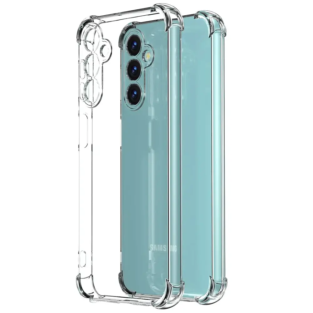 Premium Transparent Silicone Shockproof Phone Case Cover for S23 Ultra