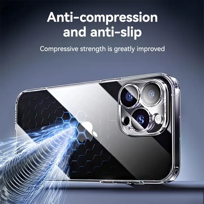 Joyroom Anti-Drop Transparent Shockproof Case with Lens Protection for ...