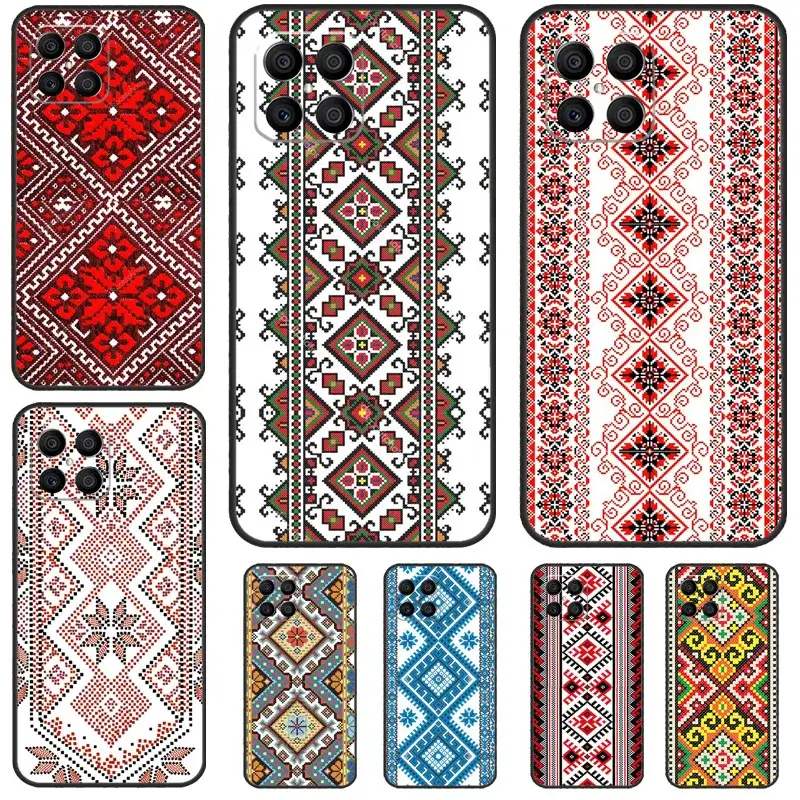 Ukrainian Pattern Protective Phone Case for Honor X6 a (JJ7381)