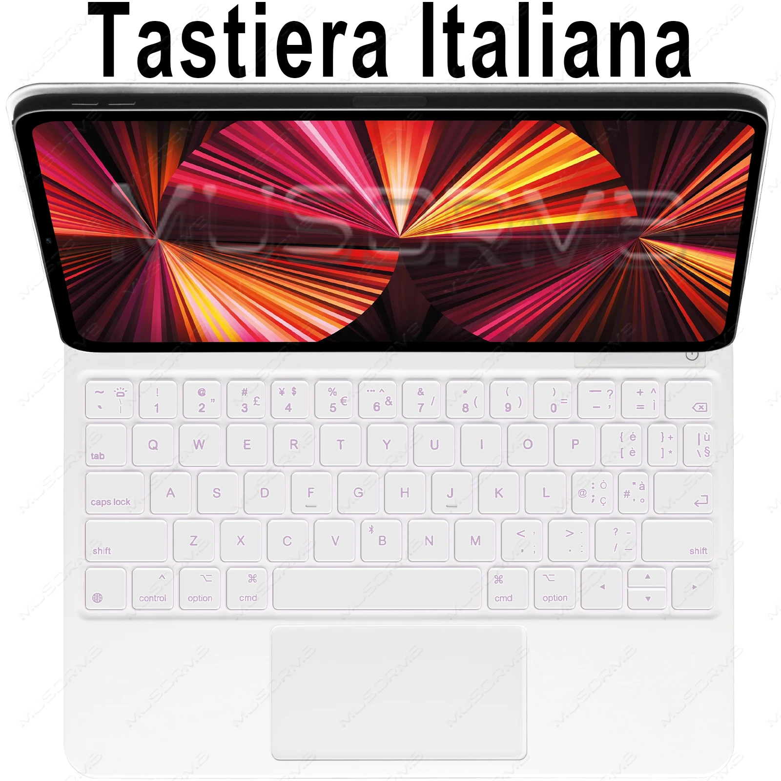 Premium Backlit Magic Keyboard with Magnetic Case - Multilingual Keypad ...