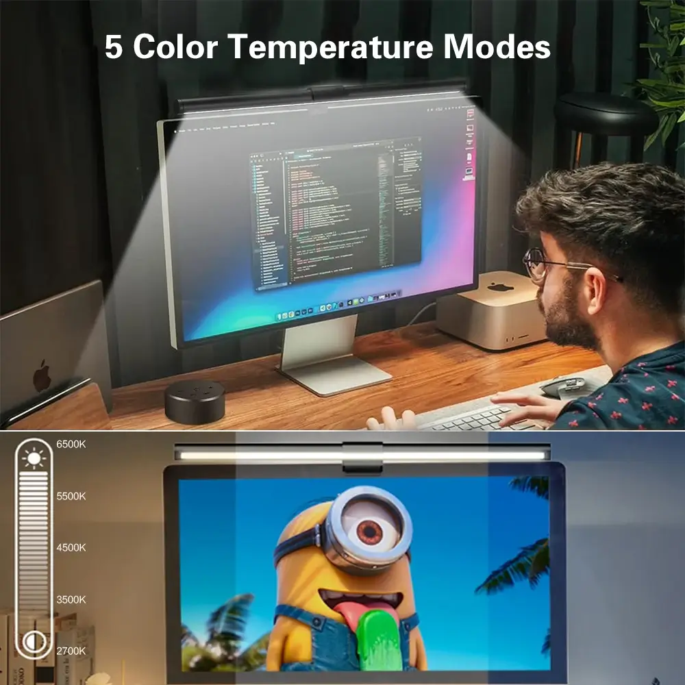 Adjustable LED Monitor Light Bar with Remote Control – USB Powered for ...