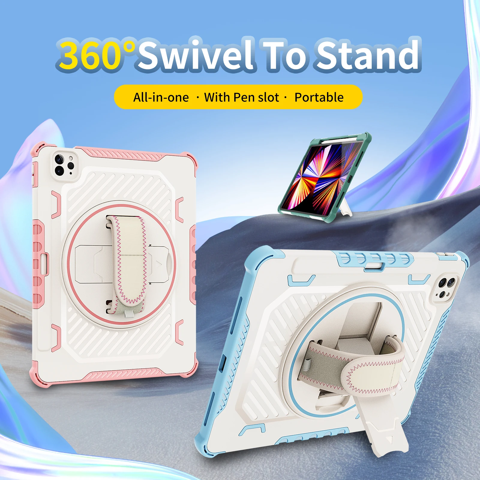 Protective Kids Tablet Case with Stand - Durable and Versatile Cover ...