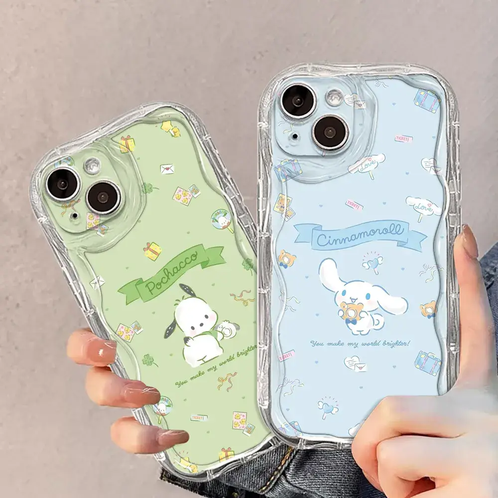 Cartoon Kuromi and Pom Pom Purin Phone Case for iPhone 13 Mini (VVAMB02)