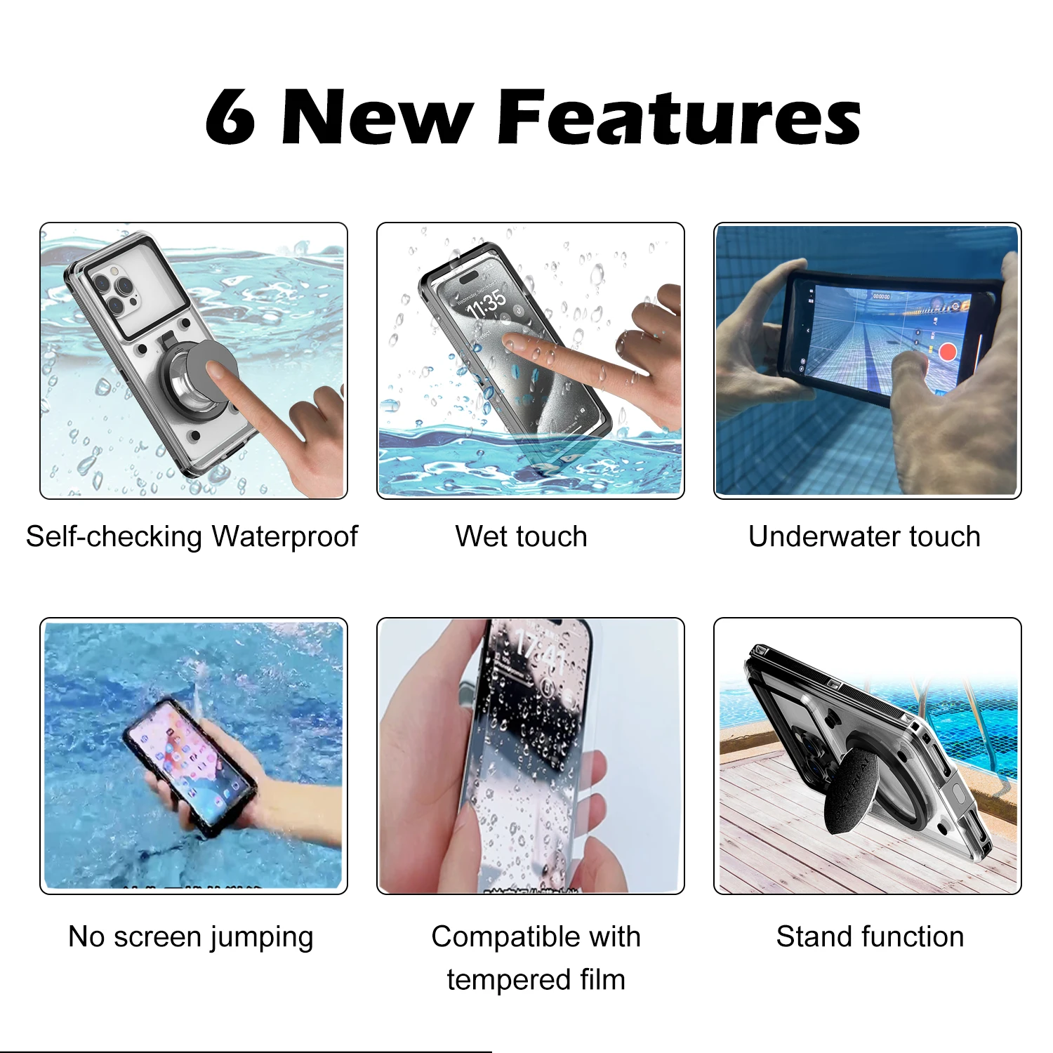 Ultimate IP68 Waterproof Shockproof Protective Phone Case - Full ...