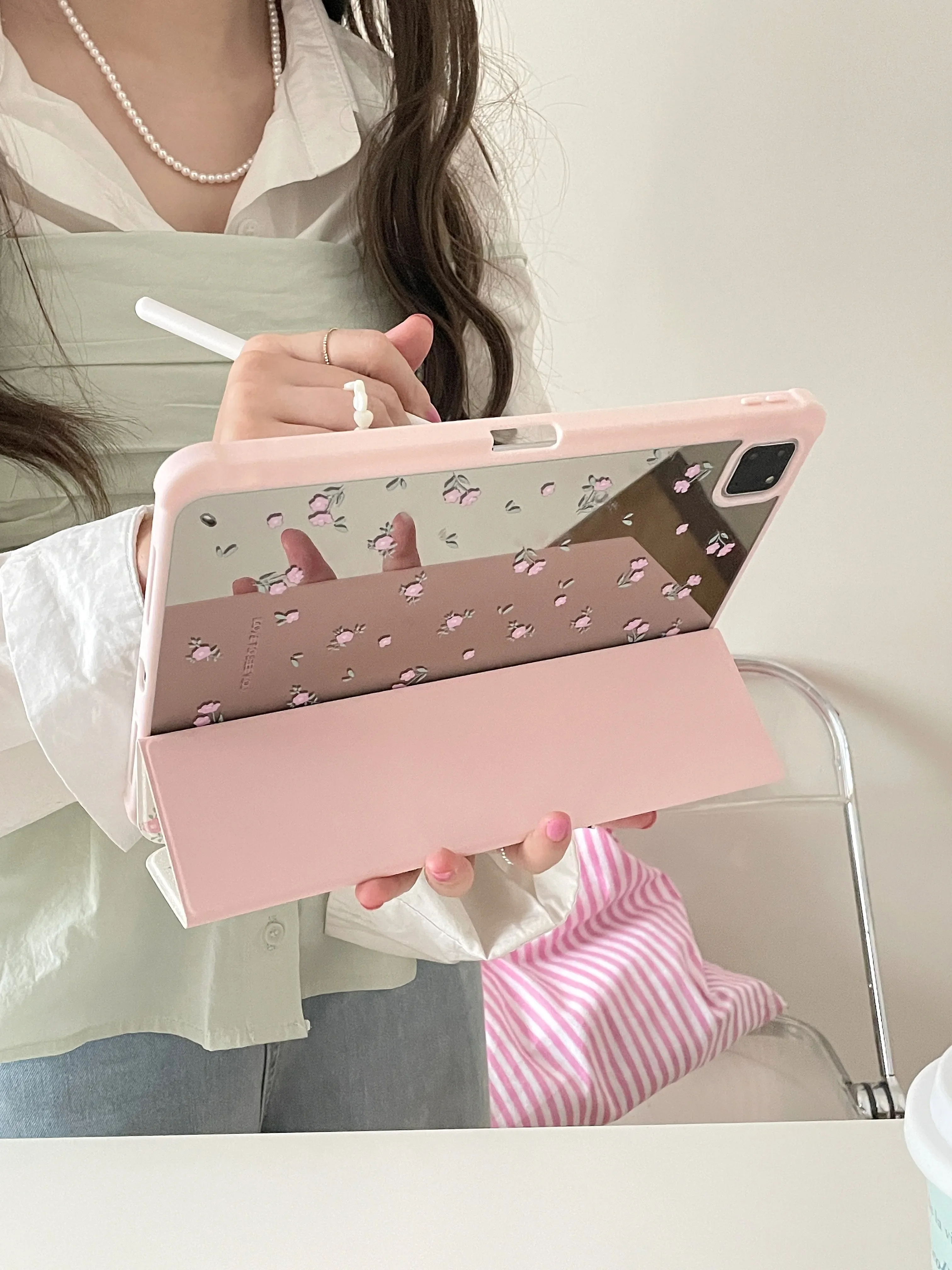 Adorable Cartoon Protective iPad Case with Pencil Holder Slot for Pro ...