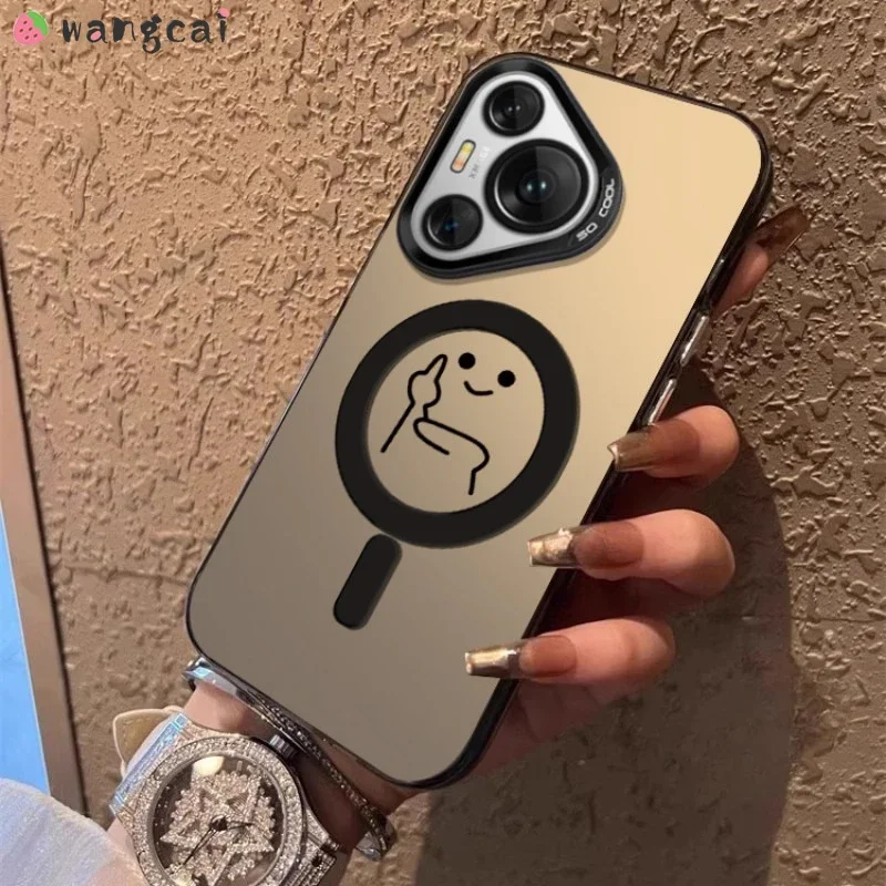 Draw Character Gesture Funny Phone Case for Huawei Honor and Nova ...