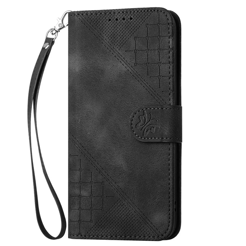 Floral Pattern Leather Phone Case with Wallet and Card Holder - Flip ...