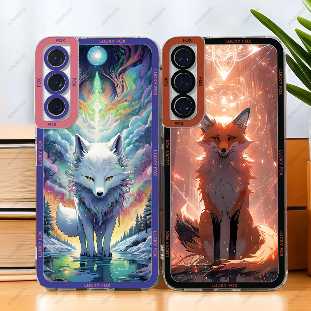 Fox-Themed Protective Phone Case - Sleek and Stylish Design for A52 4 G ...
