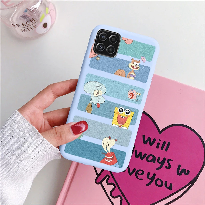 Quirky SpongeBob SquarePants & Patrick Star Soft TPU Silicone Phone ...