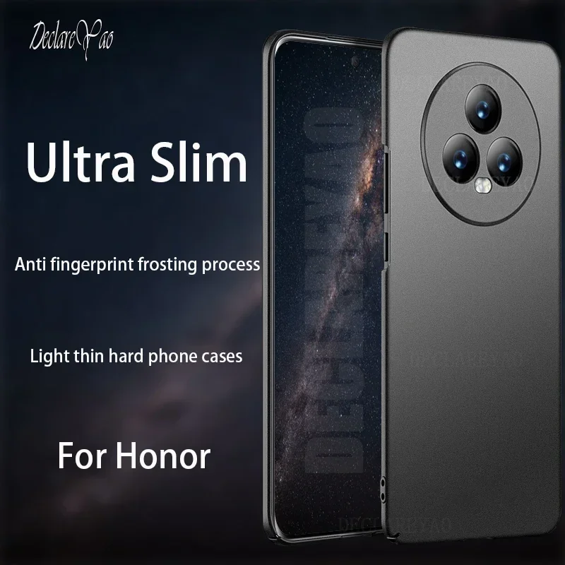 DECLAREYAO Ultra Slim Matte Finish Hard Back Phone Cover for Honor X50i ...