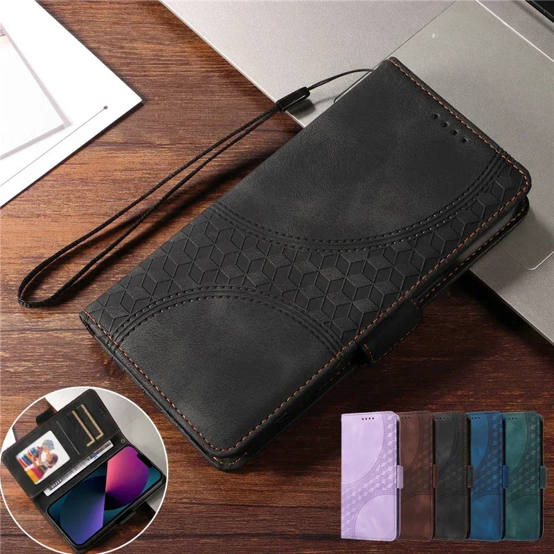 Premium Magnetic Leather Wallet Flip Phone Cover – Protective Case for ...