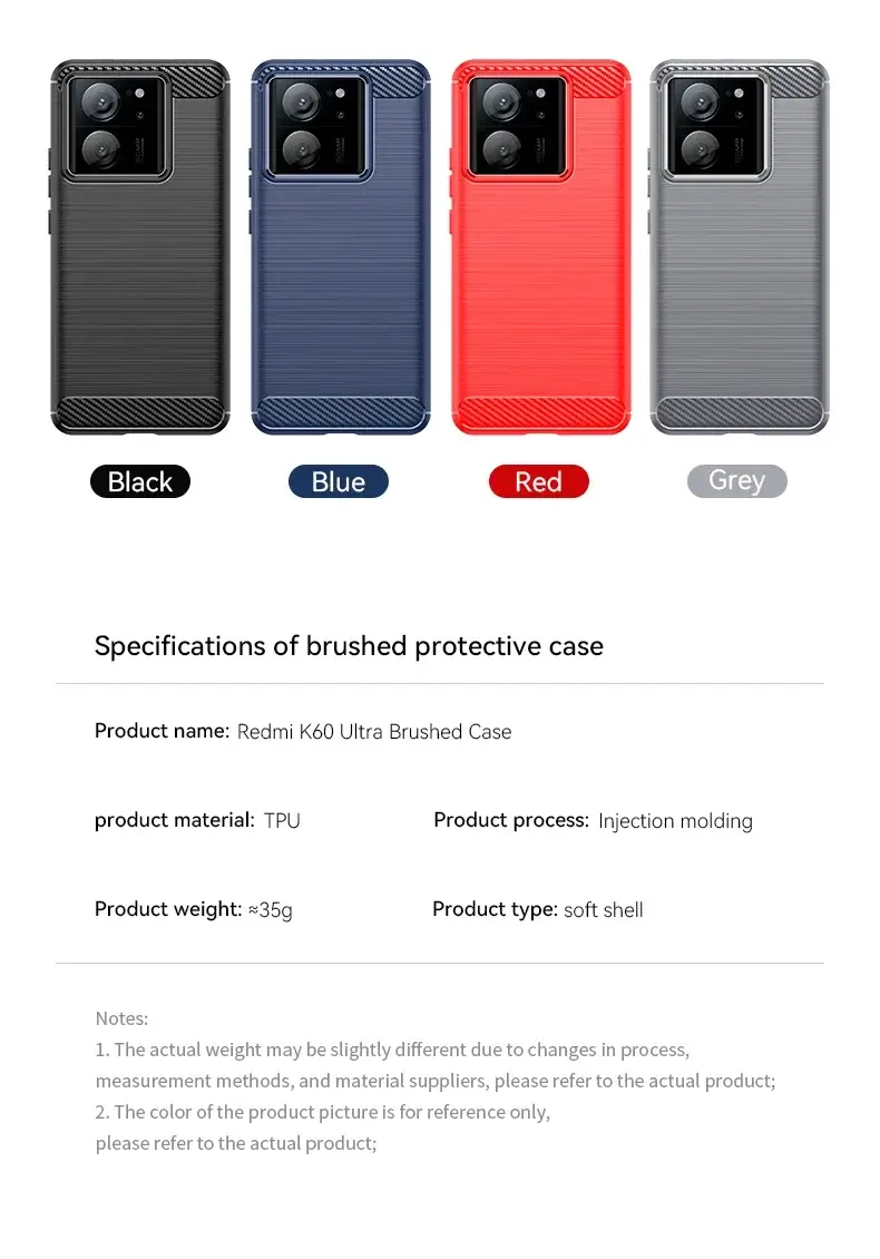 Carbon Fiber Texture Shockproof TPU Protective Case for Xiaomi 11 Lite ...
