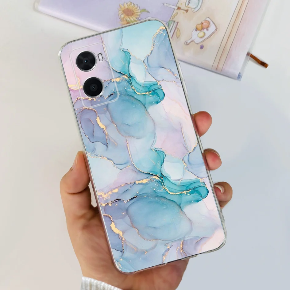 Luxury Marble Flower Soft Silicone Phone Back Cover Bumper Case for ...