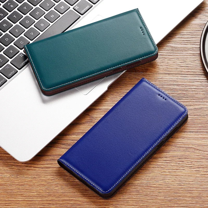 Babylon Premium Genuine Leather Phone Case - Luxurious Flip Cover for ...