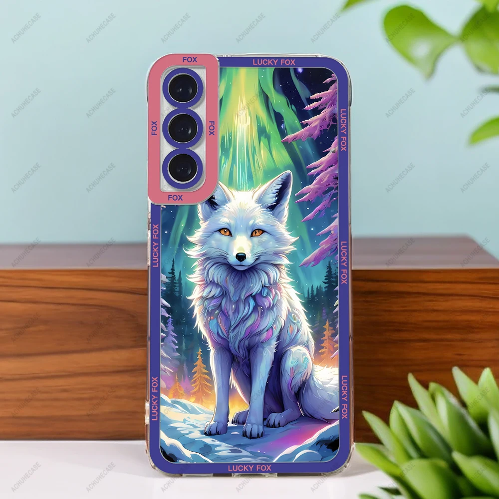 Fox-Themed Protective Phone Case - Sleek and Stylish Design for A33 5G (02)