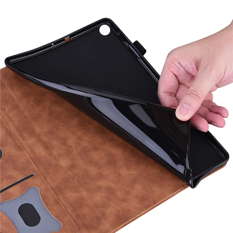 Luxury PU Leather Wallet Tablet Case for 11-inch Galaxy Tab A9 Plus ...