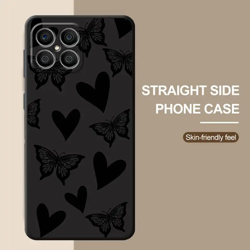 Colorful Flowers and Butterfly Anti-Scratch Phone Case Cover for P20 ...