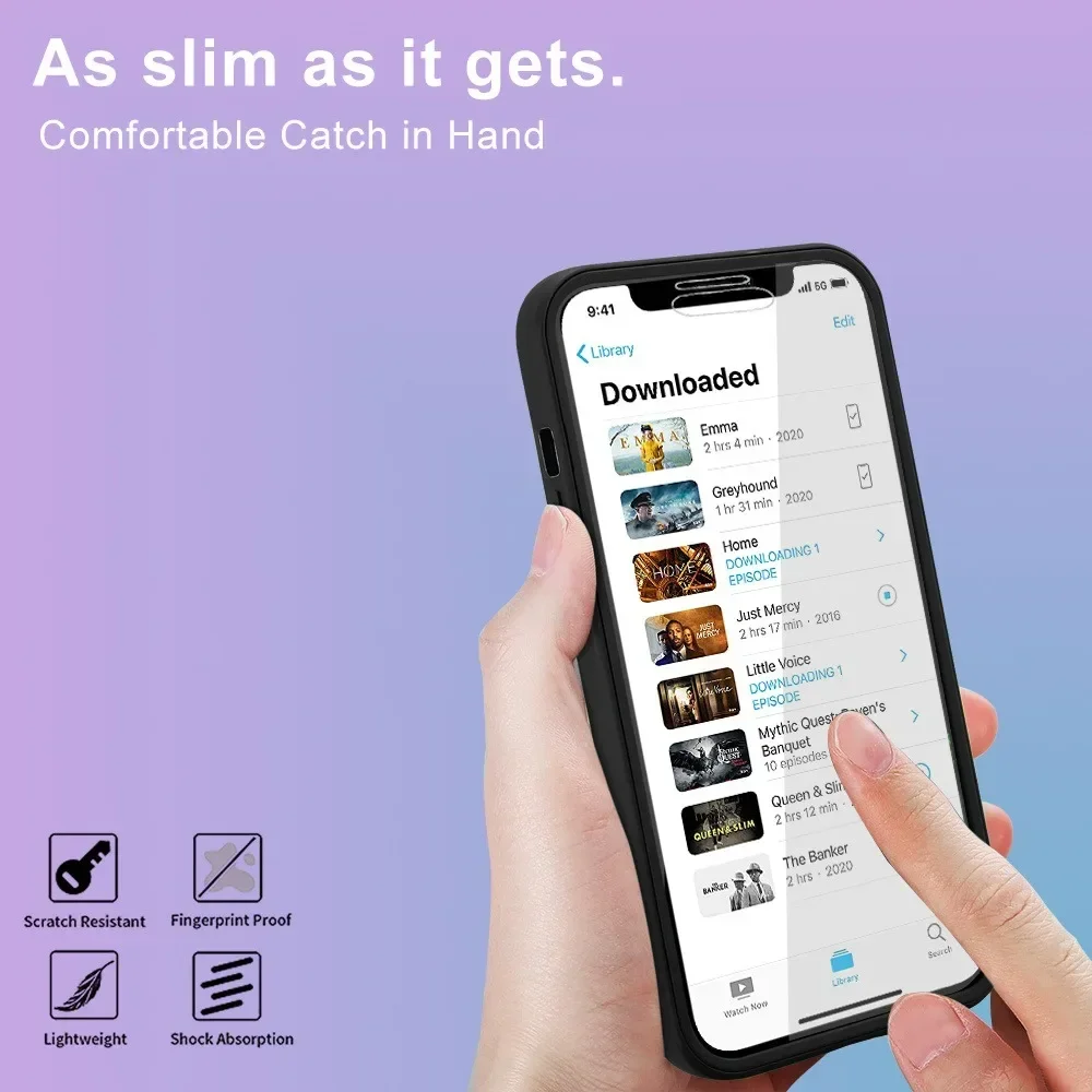 Transparent 360° Full Protection Phone Case with Screen Protector for ...