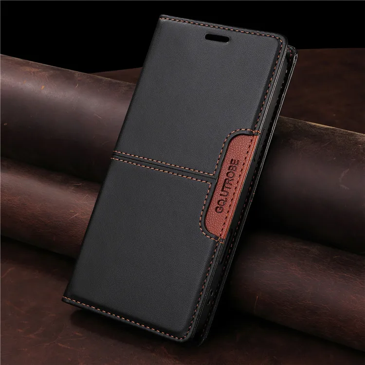 Luxury Leather Flip Phone Case with Magnetic Wallet and Stand Feature ...