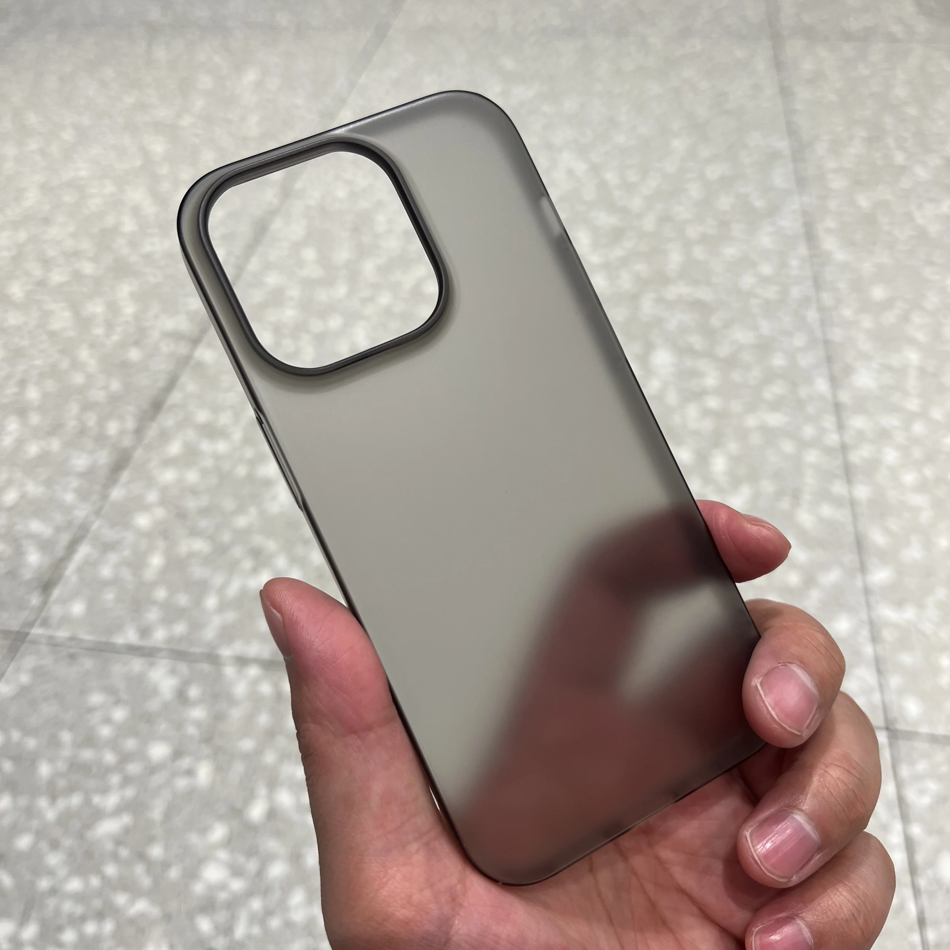 Sleek Ultra Thin Matte Translucent Phone Case - Hard Plastic Clear ...
