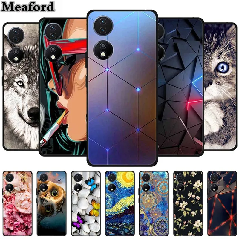 Wolf Design Soft Silicone Shockproof Case - TPU Protective Back Cover ...
