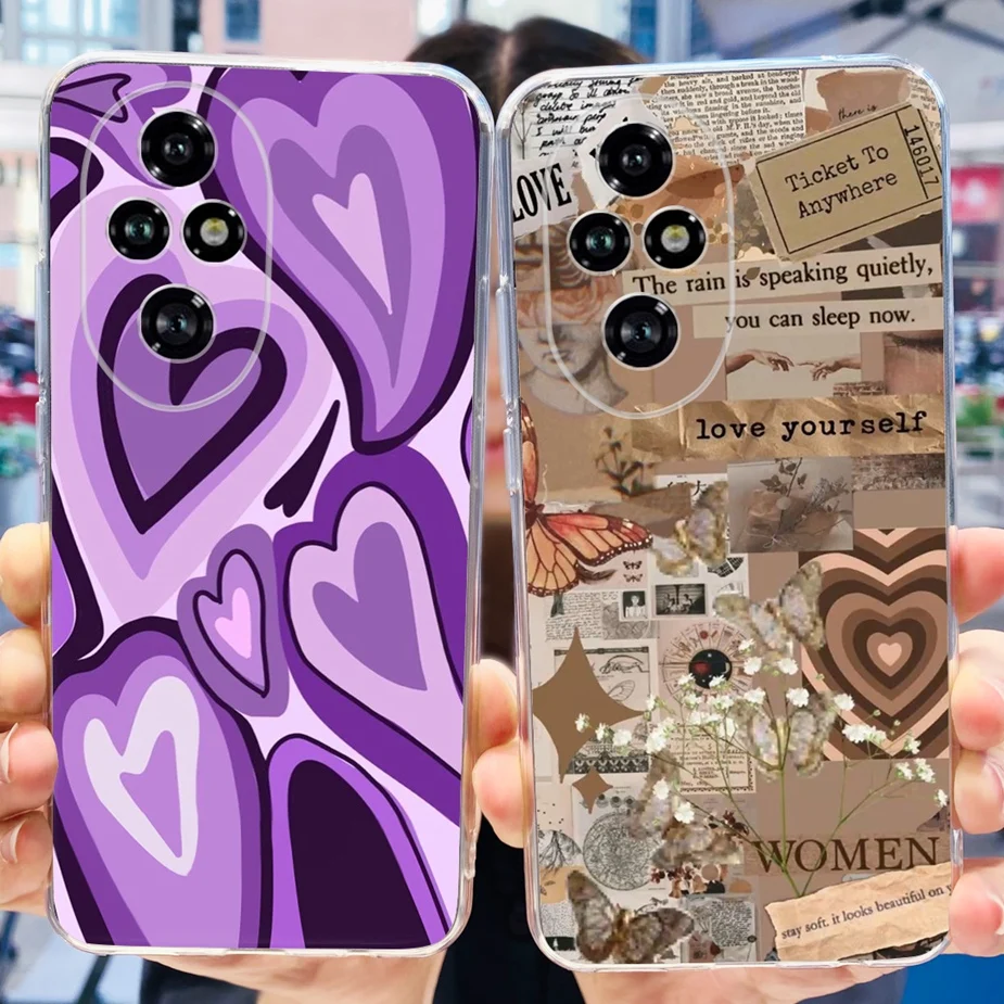 Stylish Painted Clear Silicone Phone Case - Soft Protective Cover for ...