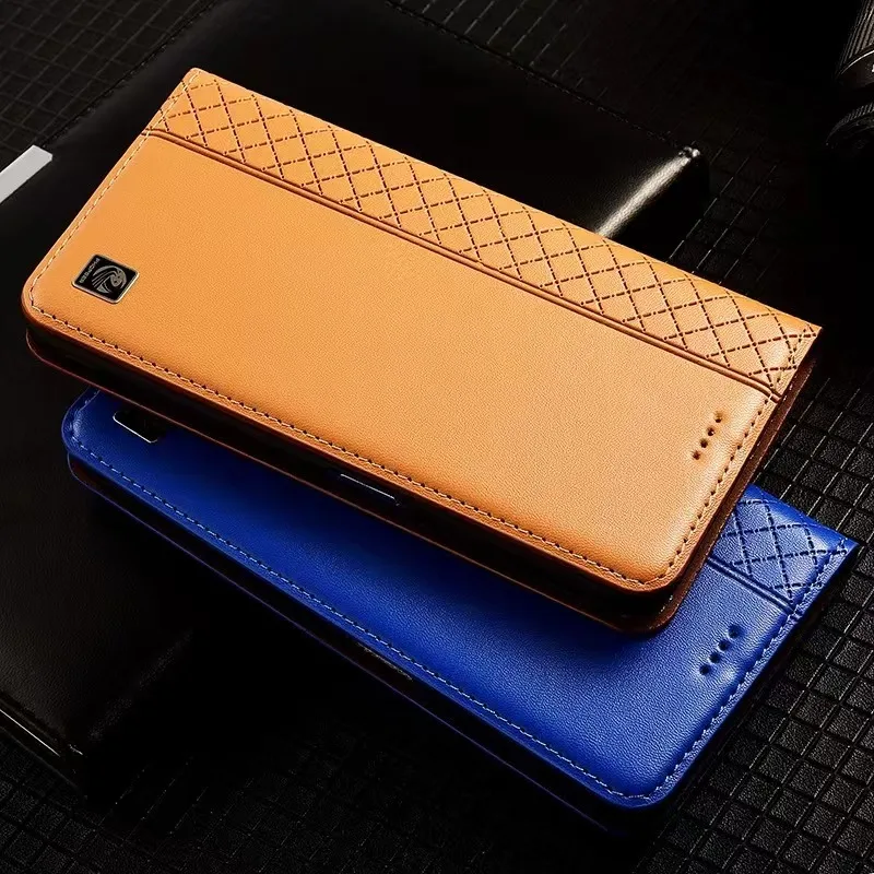 Elegant Nappa Genuine Leather Flip Phone Case – Premium Quality ...