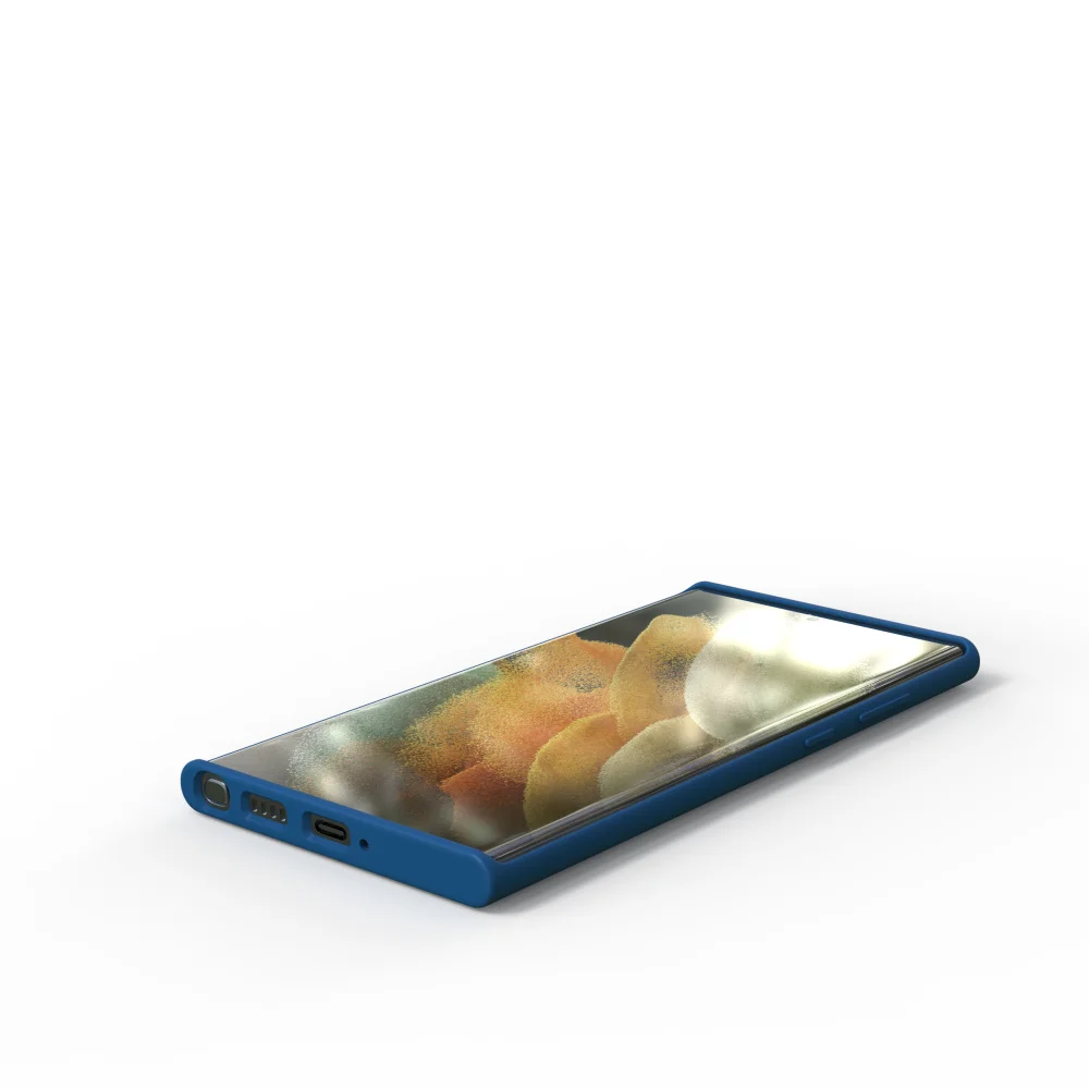 Premium Silky Silicone Soft-Touch Protective Back Cover for S21 Plus ...