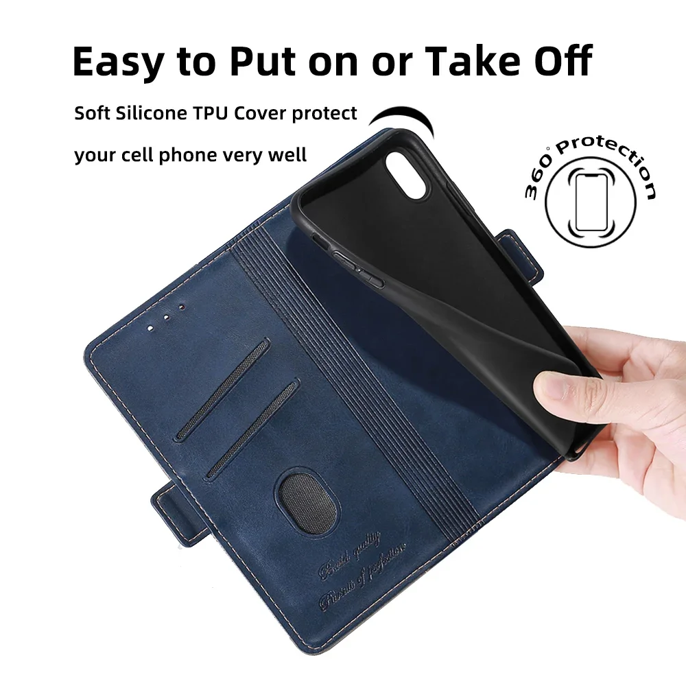 Premium Leather Wallet Case for Multiple Huawei Models, Full Protection ...