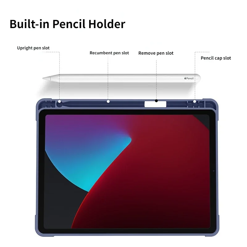 Smart Tablet Case with Pencil Holder & Protective Cover for 10.2 – 10.5 ...