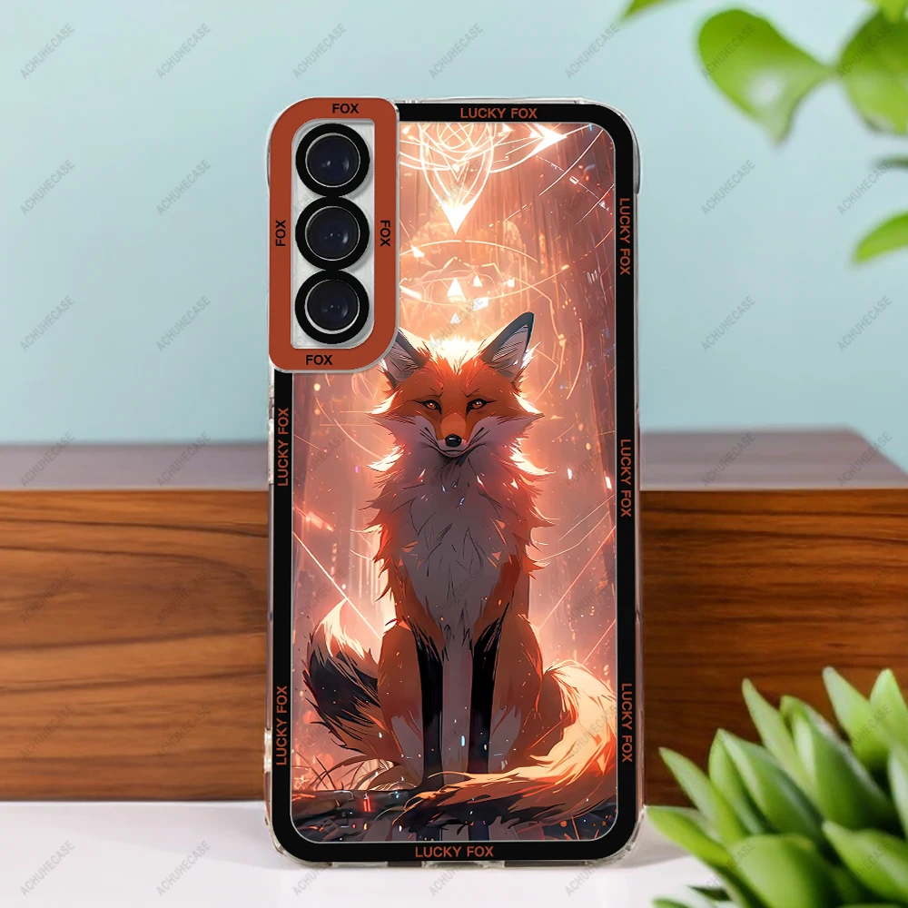 Fox-Themed Protective Phone Case - Sleek and Stylish Design for A52 4 G ...