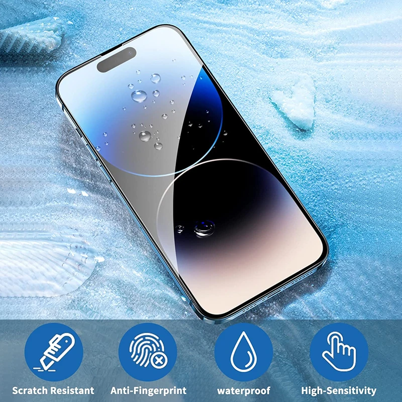 Enhanced Glass Screen Protector Phone Case Front Cover for iPhone 12
