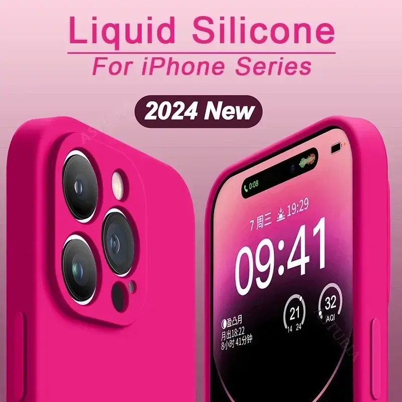 Premium Liquid Soft Silicone Shockproof Phone Case - Enhanced ...