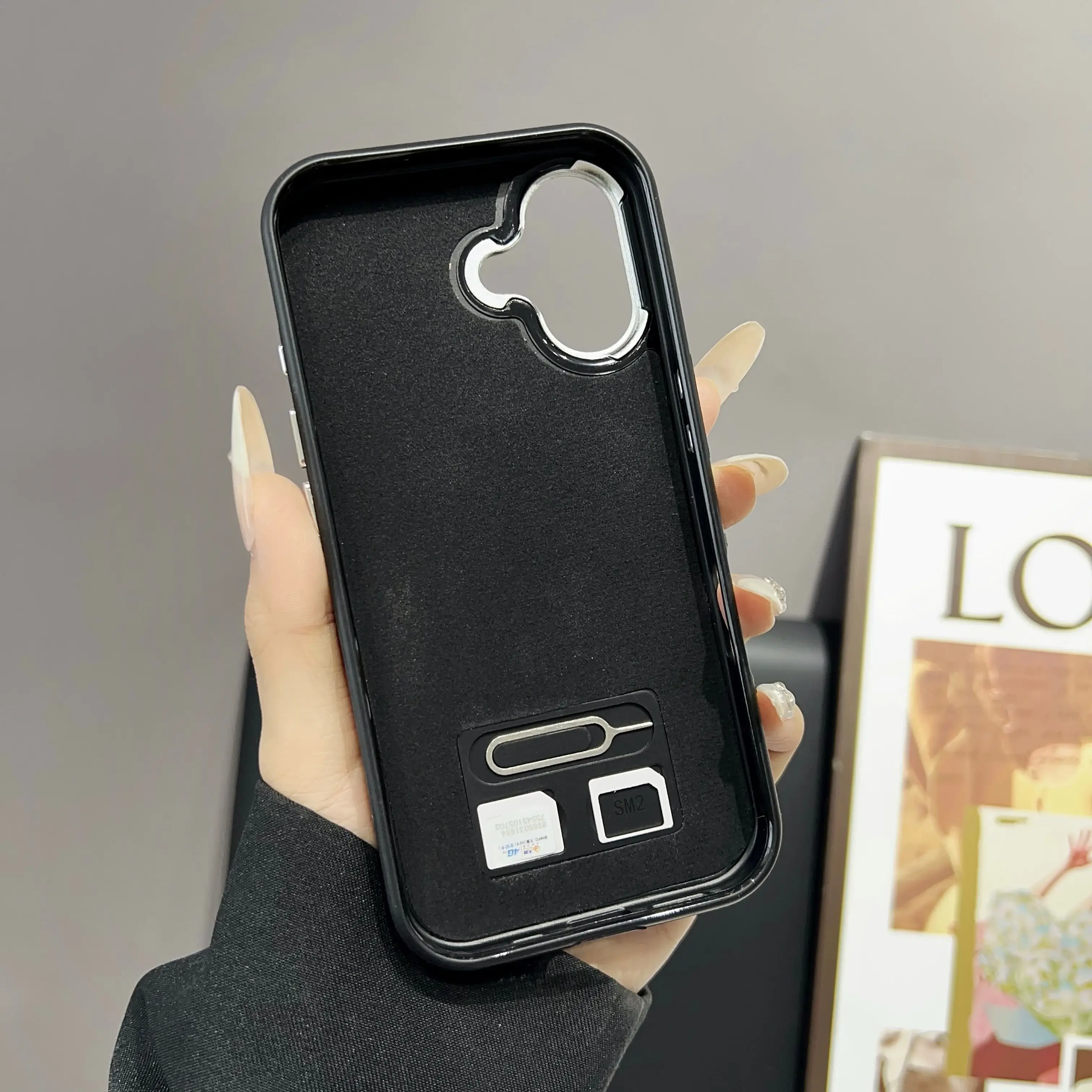 Luxury Magnetic Leather Anti-Drop and Shockproof Vertical Textile Phone ...