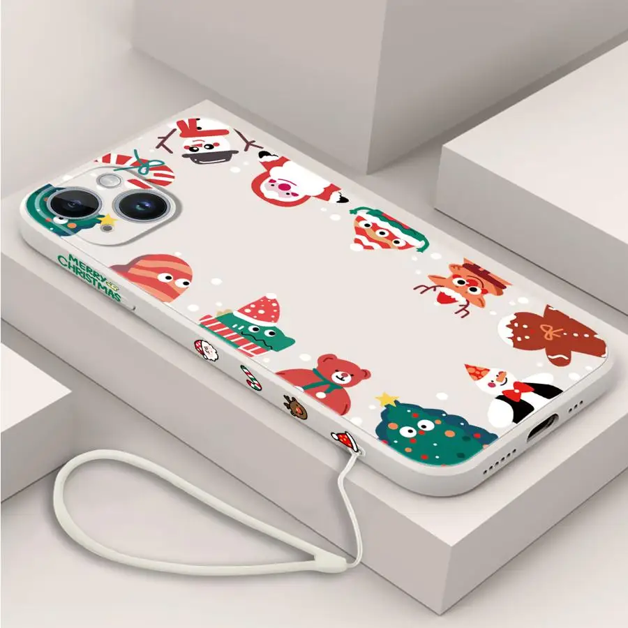 Festive Silicone Holiday Phone Case - Merry Christmas Edition for ...