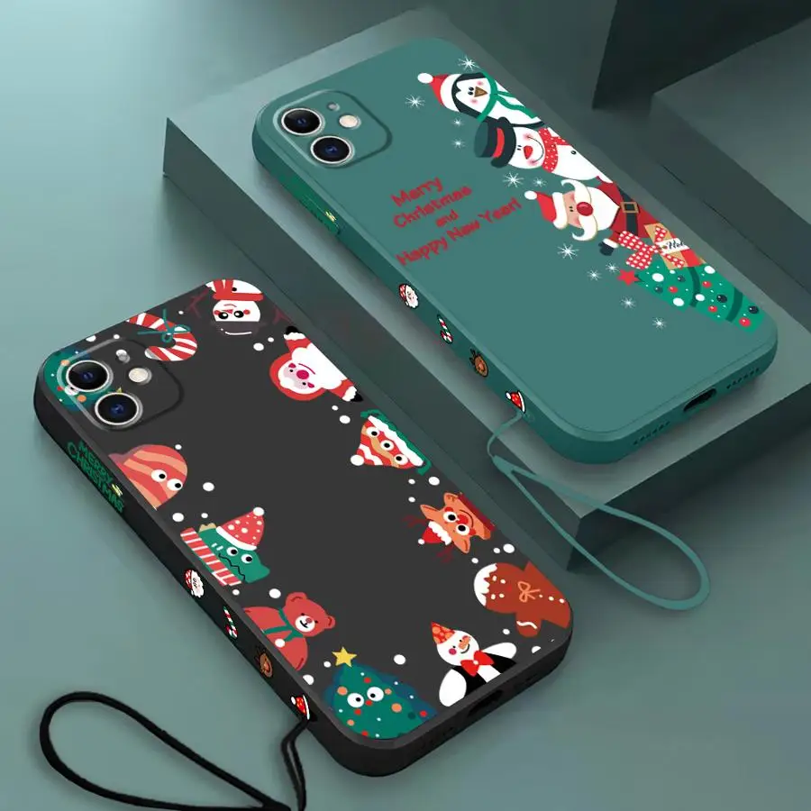 Festive Silicone Holiday Phone Case - Merry Christmas Edition for ...